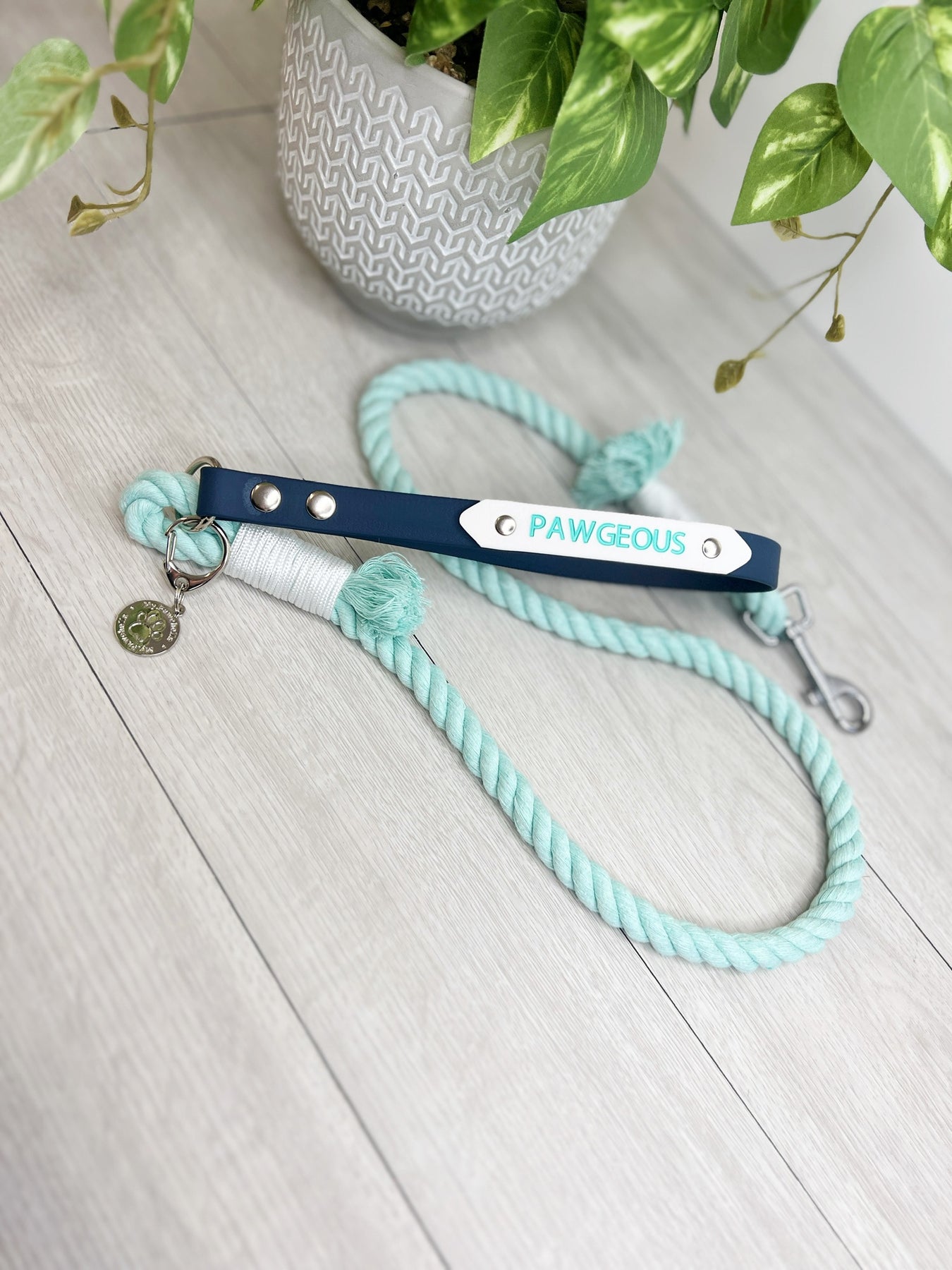 Embossed biothane painted - name tag – My.Pawchella