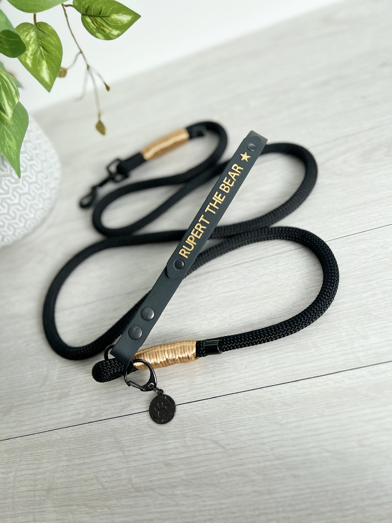 Embossed biothane painted - name tag – My.Pawchella