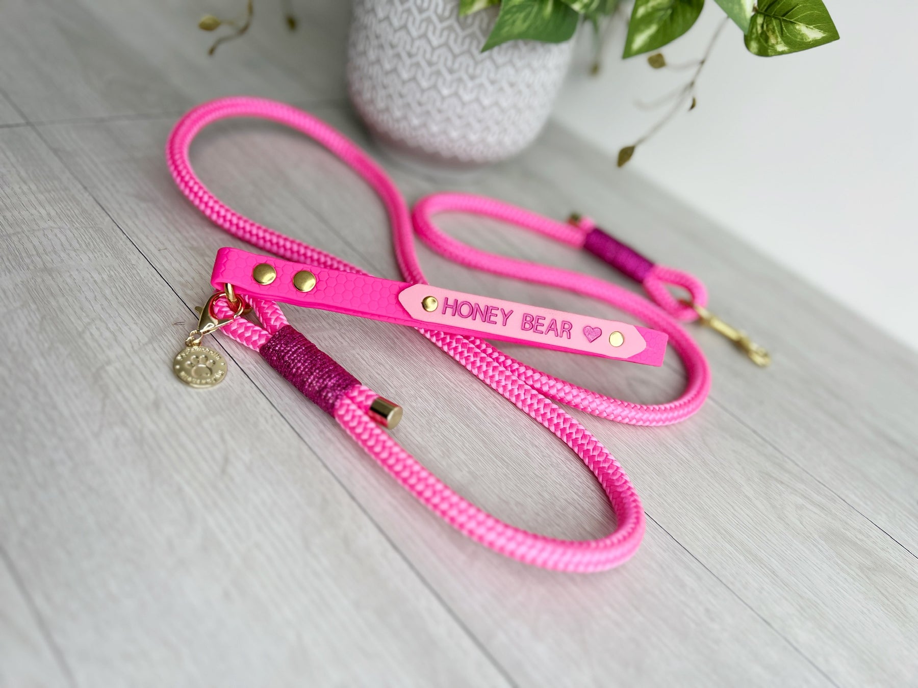 Embossed biothane painted - name tag – My.Pawchella